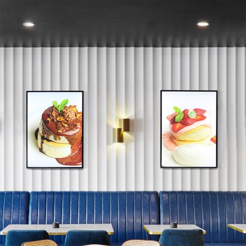 Ultra-thin LED Light Box Restaurant Cafe Poster Illuminate Frame Menu ...