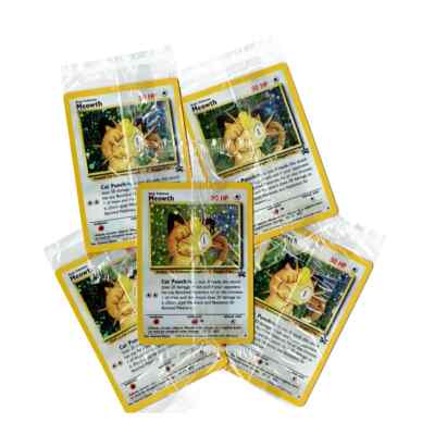 Meowth Holo #10 Black Star Promo Gameboy GB Exclusive Year 2000 Factory ...