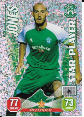Panini Scottish Super Strikes 2008-09 Rob Jones Hibs / Hibernian Star ...