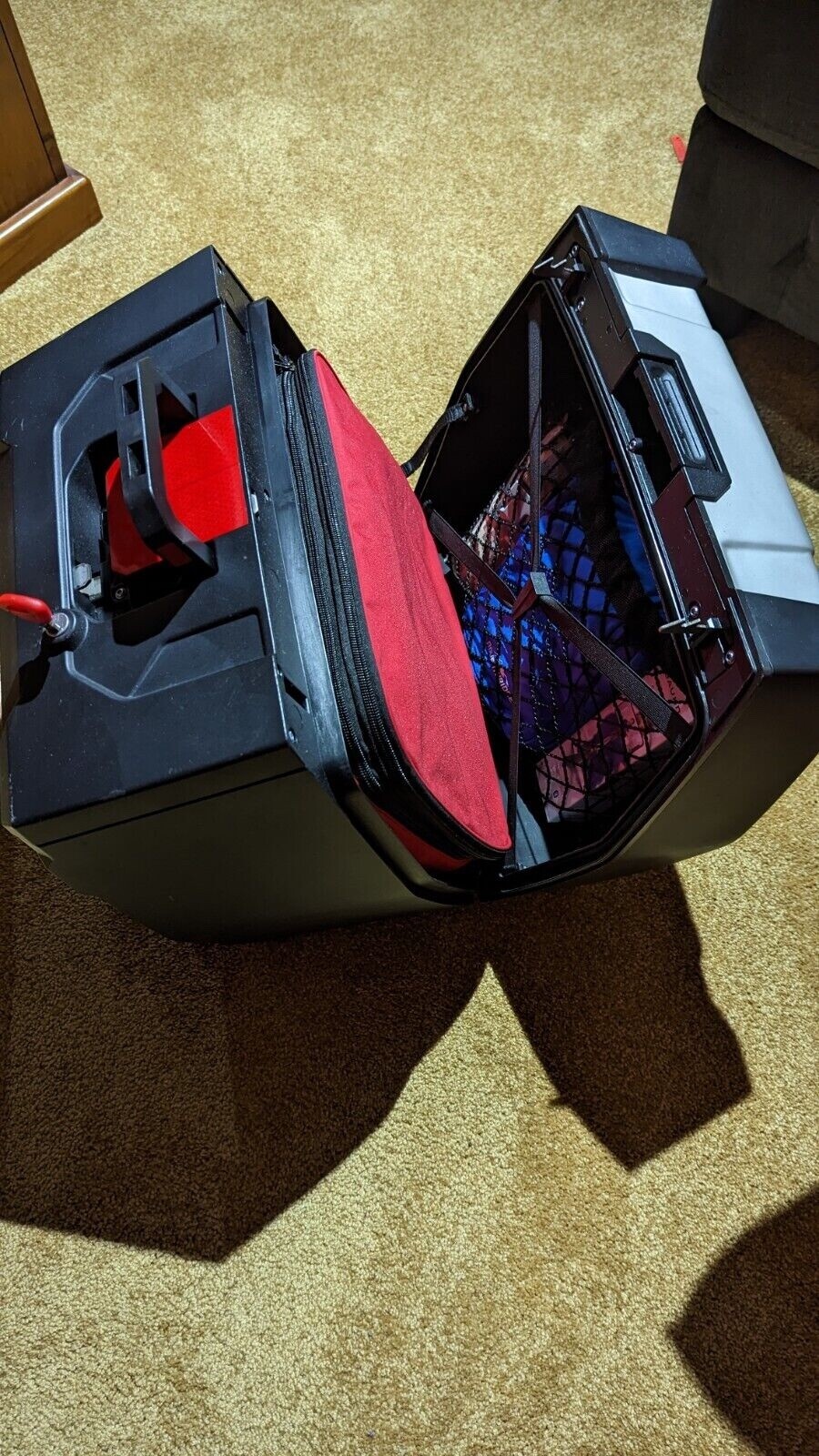 Top Box Inner Liner Luggage Bag for Triumph Tiger 800/800XC (Red ...