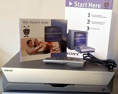 SONY SVR-2000 TiVo DVR 30 Hrs Digital Network Recorder +REMOTE Cable ...