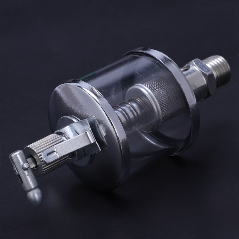 50mL Engine Machine Lubricator Oil Drip Feed Oiler Clear+Silver O4W1 | eBay