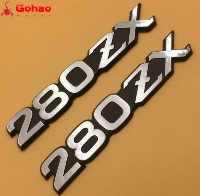 2x 280ZX Front Fender Emblem Badge Decal Sticker DATSUN Fairlady-Z S130 ...