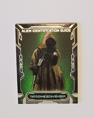 2016 Topps STAR WARS Masterwork Alien Identification Guide AI-3 Jawa | eBay