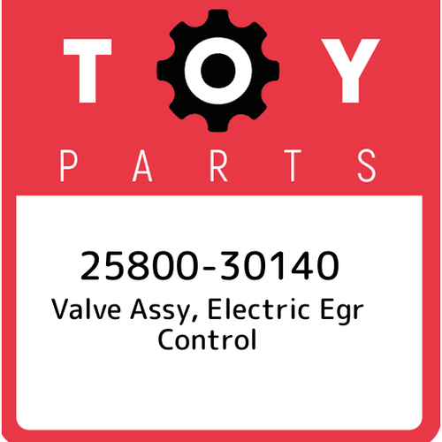 25800-30140 Toyota Valve assy, electric egr control 2580030140, New ...