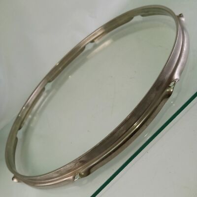 Ludwig 16"BRASS Floor Tom Drum Batter Rim/Hoop 8Lug Triple-Flange ...