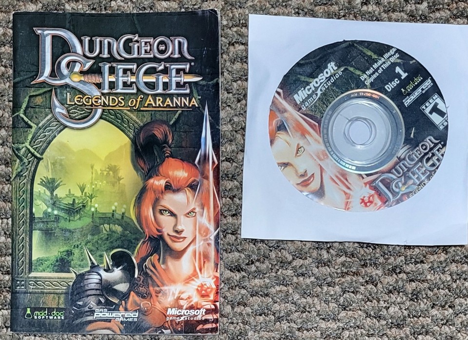 Dungeon Siege II 2 Video Game (2005 PC) w/ Manual & Key + Legends of ...