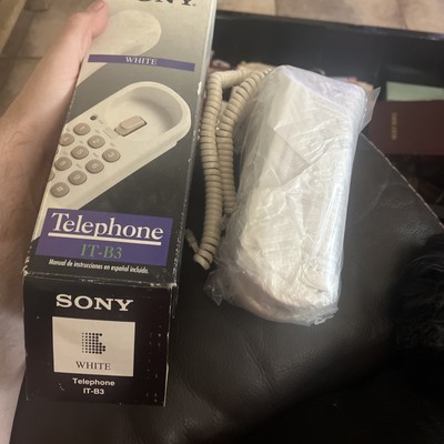Vintage Sony IT-B3 Corded Telephone/Landline Single Line Black Open Box ...
