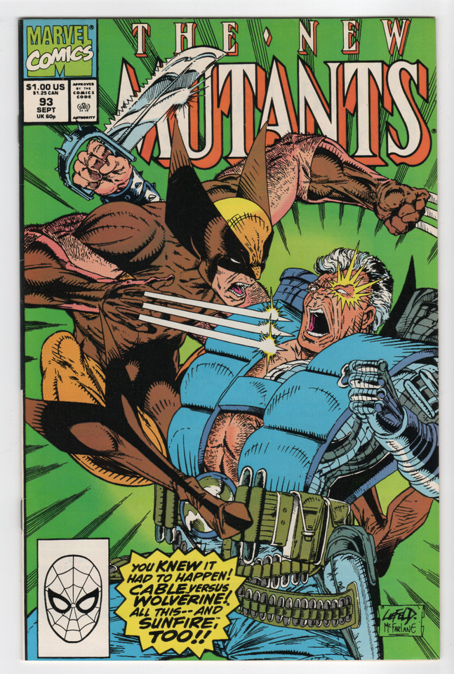 New Mutants 90-100 Marvel Comics 1990-91 *8 Issues* Liefeld & McFarlane ...