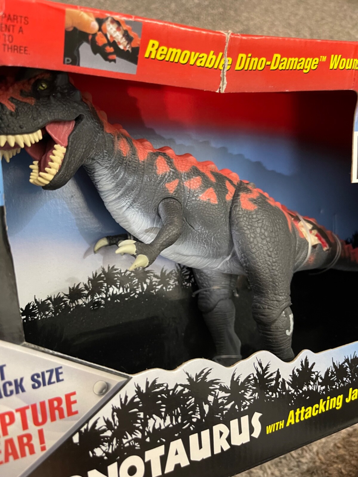 1994 Kenner Jurassic Park Series 2 Carnotaurus Demon Jp19 Dino Damage ...