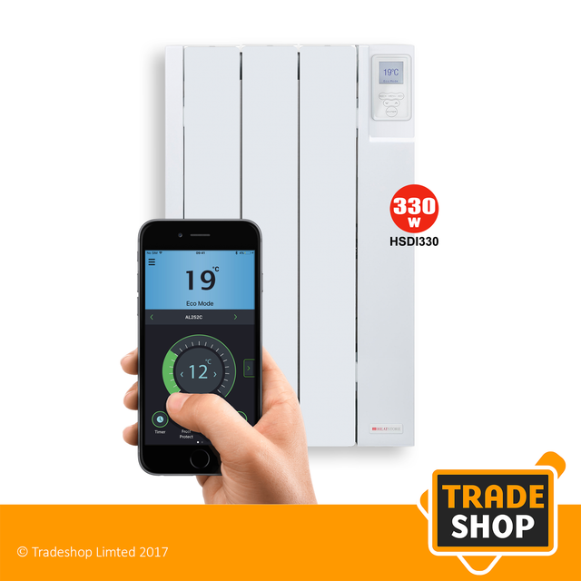 Heatstore Intelirad HSDI330 Oil-filled Electric Radiator 330w With ...