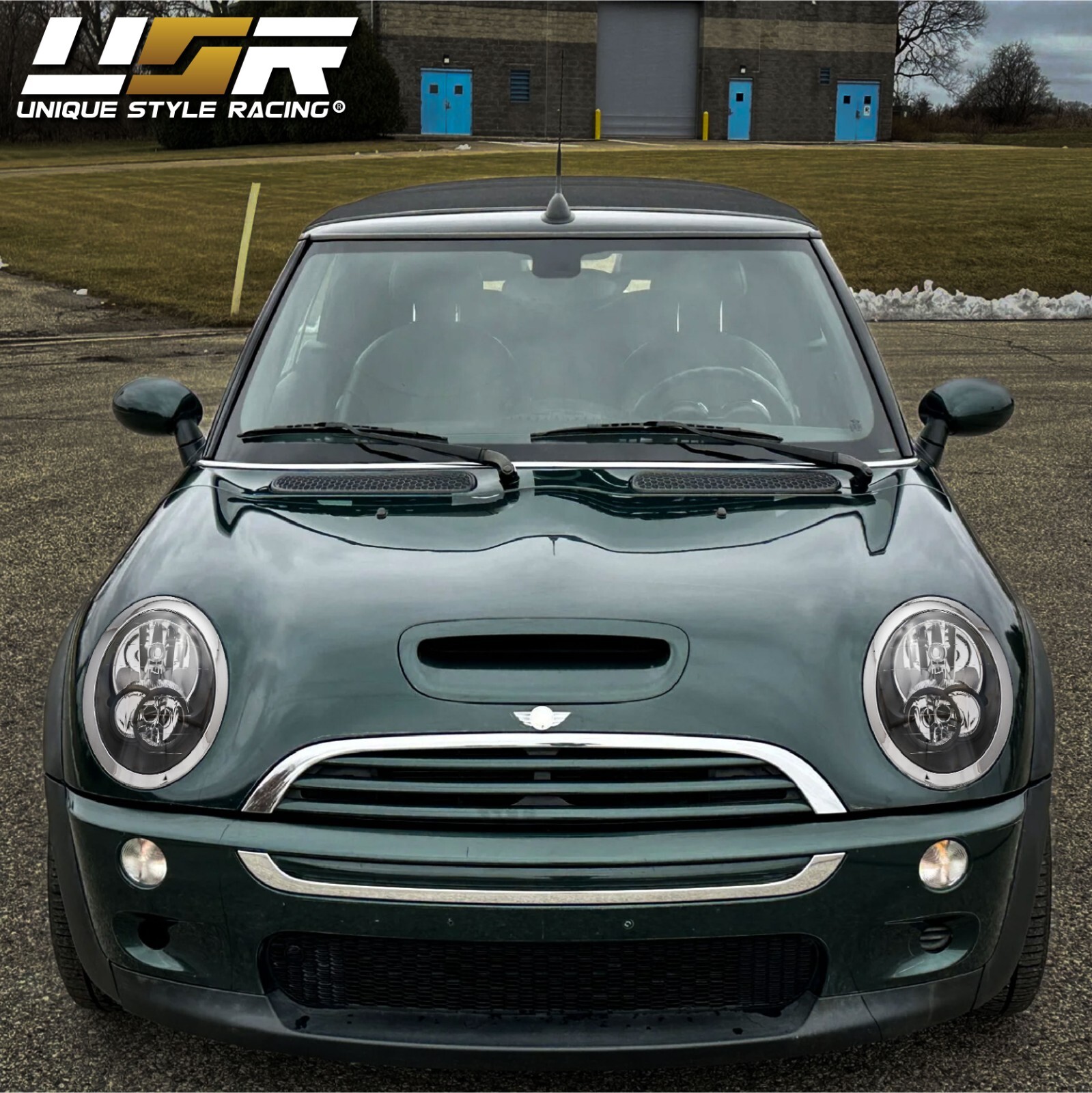 DEPO Black Headlights Pair For 2005-2008 Mini Cooper R50 R52 R53 ...