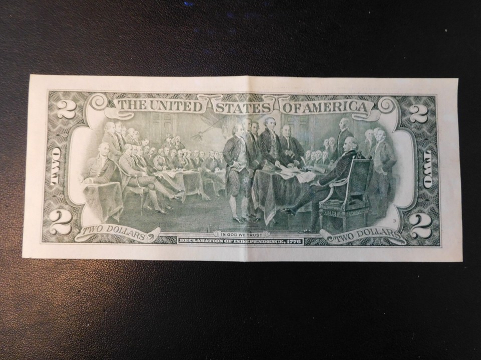 Extremely rare $2 Star note with VERY low serial and very low total and ...
