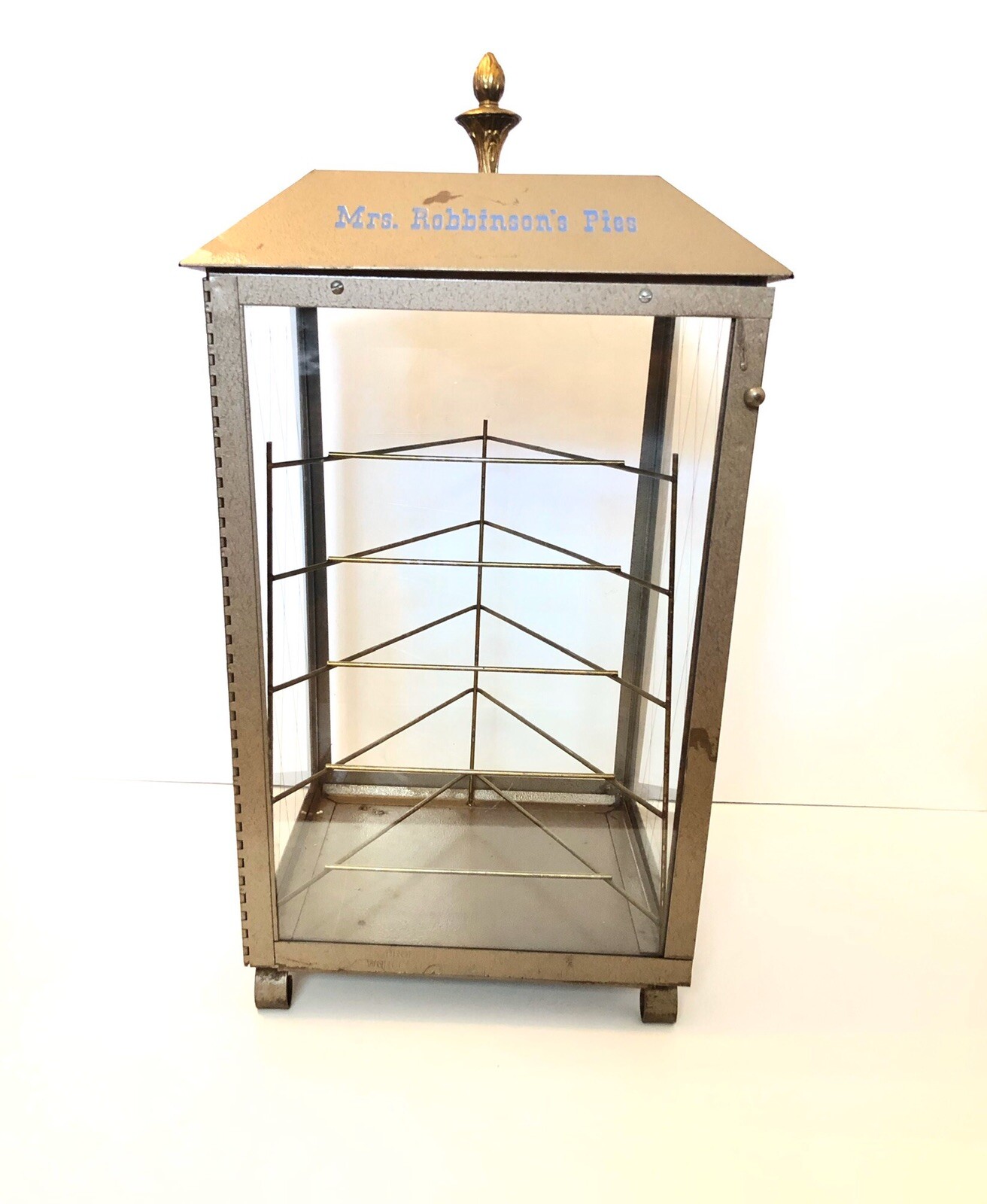 Vintage Mrs. Robbinsons Restaurant Pies Table Talk Counter Display Case ...