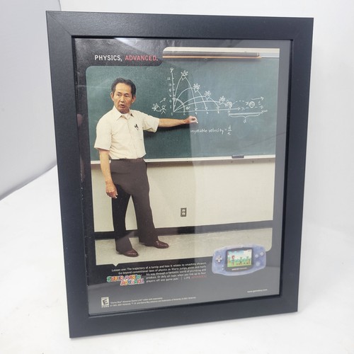 2001 Nintendo Super Mario Advance Video Game Ad - Physics, Advanced ...