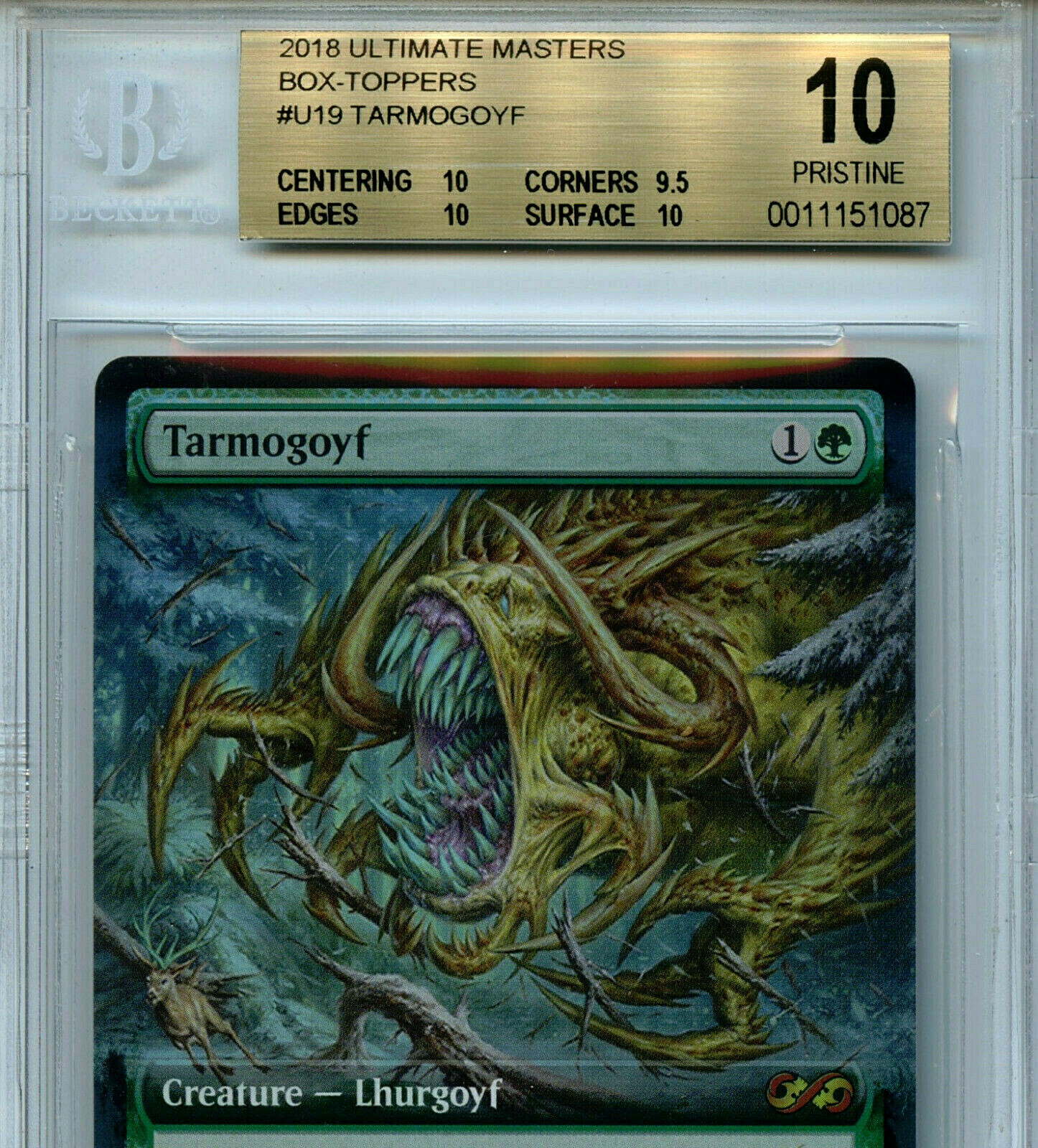MTG Tarmogoyf BGS10 Pristine Mint Magic Card Box Toppers Ultimate ...