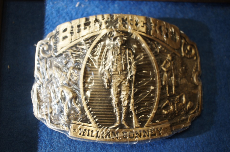 Western Outlaw Buckle Set-James Gang, Dalton Gang, Billy the Kid, Wild ...