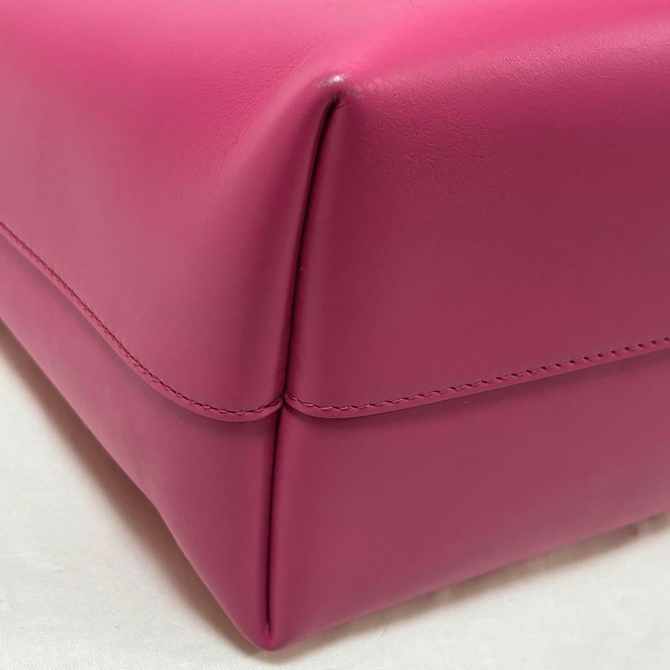 Balenciaga Genuine Leather Pink Tote Bag with Gusset Authentic Women's ...