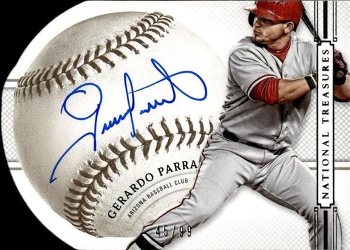 2014 Panini National Treasures Baseball Signature Die Cuts Gerardo ...