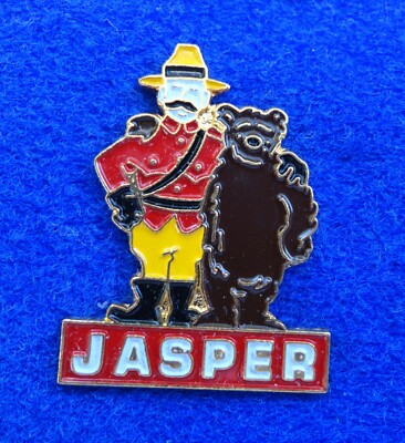Jasper Alberta Canada RCMP Mountie and Friendly Bear Police Officer ...