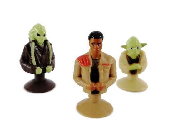 Licensed Star Wars Tiny 1" Figurine French Micropopz Figure Suction Cup ...