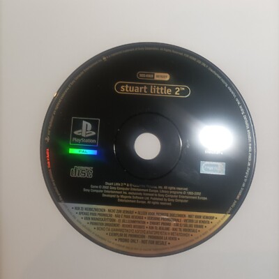 Stuart Little 2 Playstation 1 PS1 RARE PROMO DISC - PAL - Tested and ...