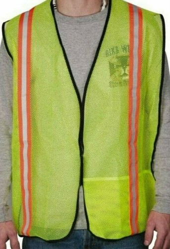 Safety Vest (Lot of 5) PRO-SAFE Yellow Mesh General Purpose High ...