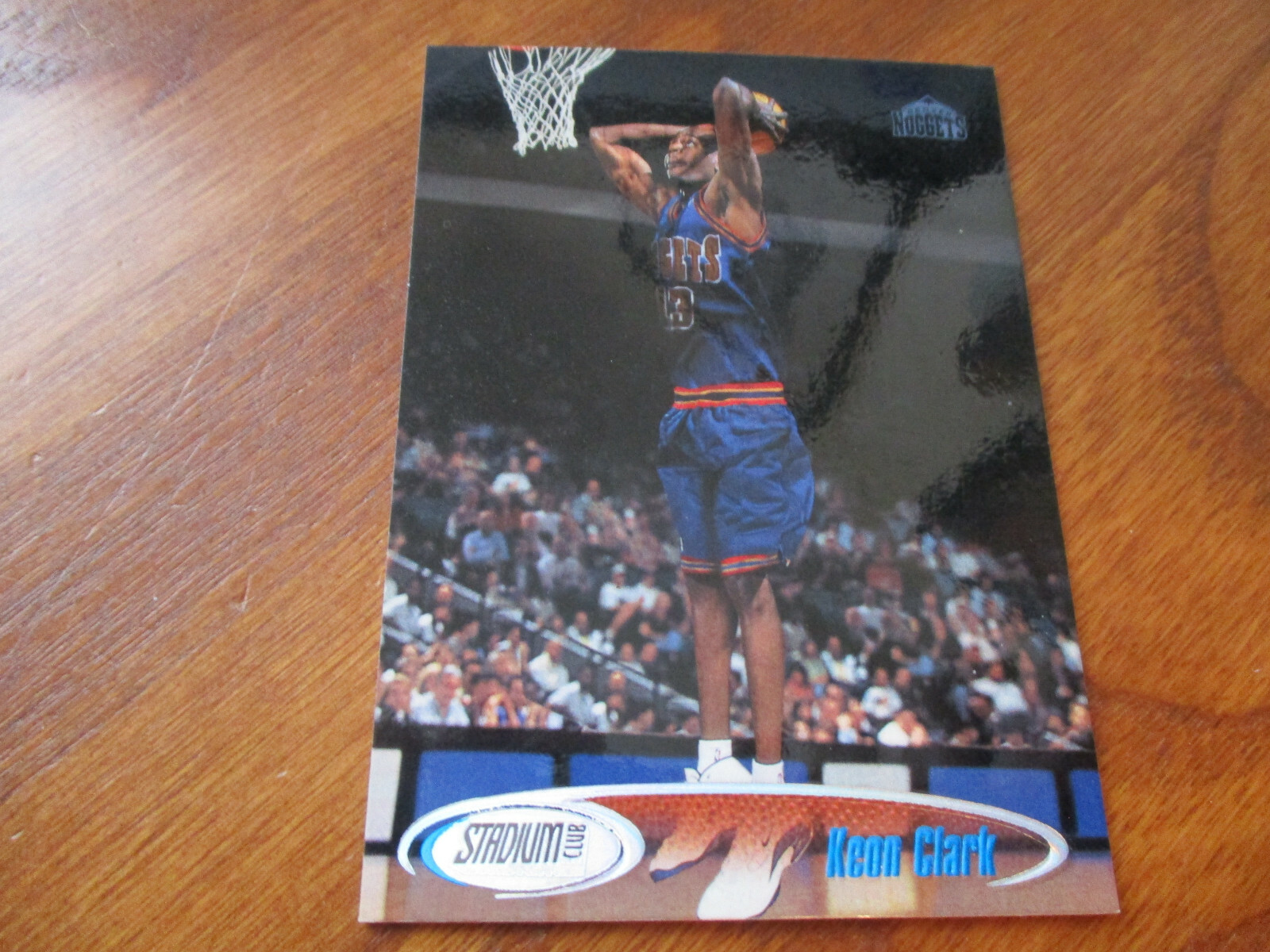 keon clark (denver nuggets) 1998/99 topps stadium club ROOKIE card #206 ...