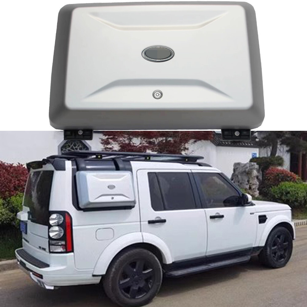 Side Mounted Gear Carrier Tool Box for Discovery 4 LR4 2010-2016 Silver ...