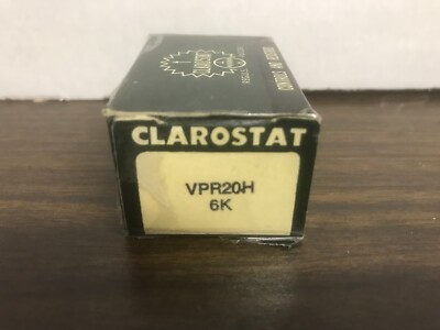 Honeywell Clarostat VPR20H6K 6,000 Ohms Wirewound 20 Watt Resistor New ...