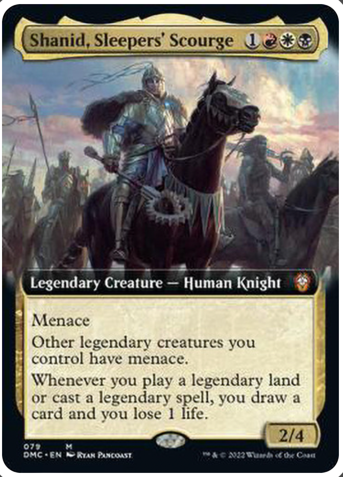 MTG DMC Shanid, Sleepers' Scourge 079 - Extended Art *NEW* *FREE ...