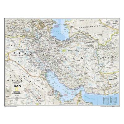 National Geographic Landkarte Iran | eBay.de