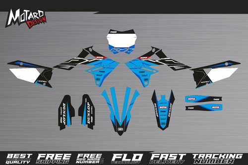 Grafik kit fur Suzuki RMZ 450 2018 2019 2020 2021 2022 2023 2024 ...