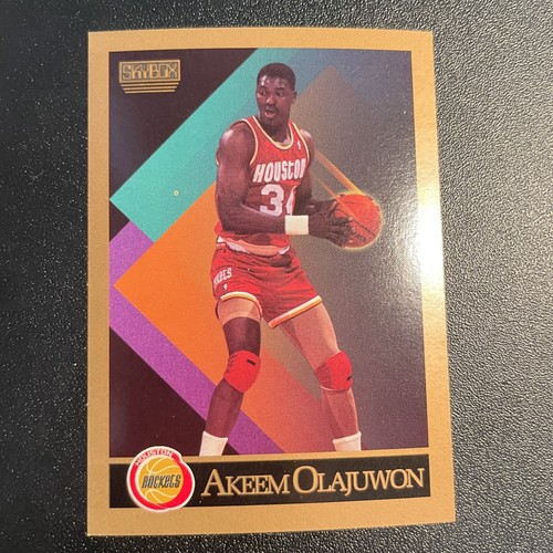 1990 SkyBox Akeem Olajuwon Hakeem #110 Rockets HOF | eBay
