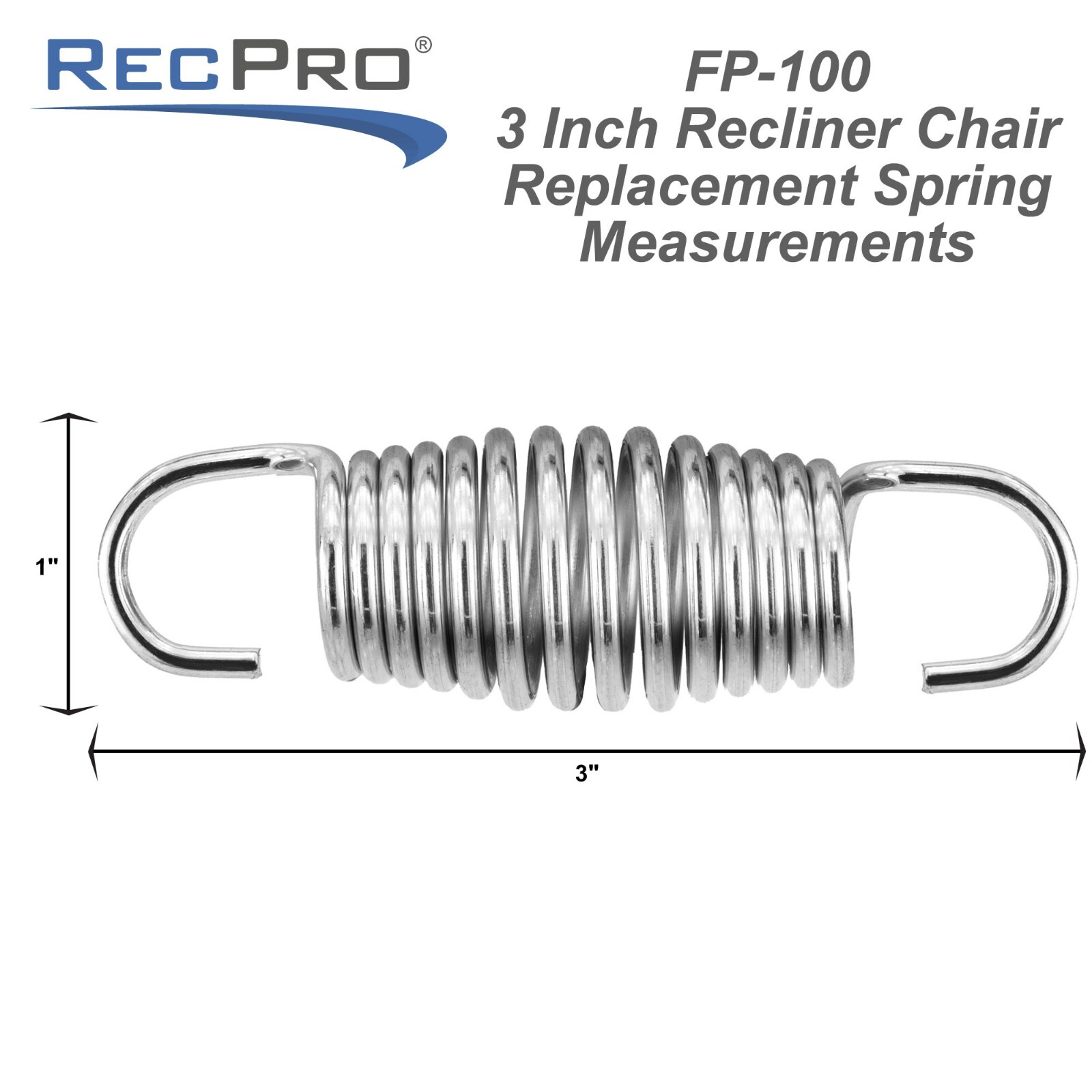 RecPro 3 inch Recliner Chair Replacement Spring | eBay