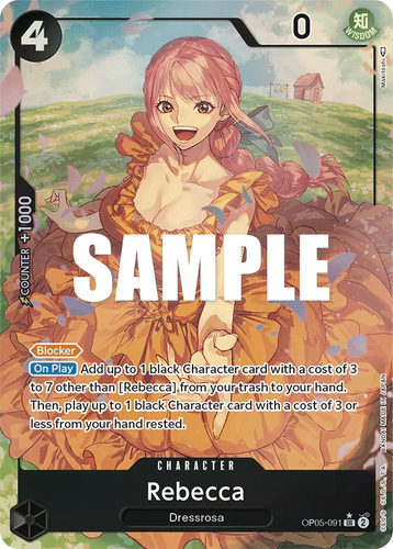 One Piece Awakening of the New Era Rebecca Alt Art OP05-091 Near Mint ...