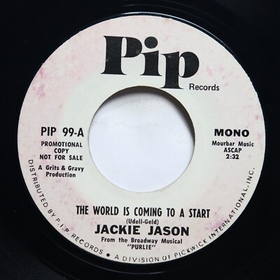 JACKIE JASON - THE WORLD IS COMING TO A START - SOUL 45 *PROMO* | eBay