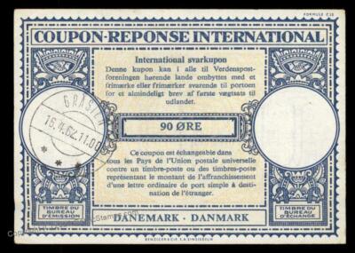 Denmark International Reply Coupon IRC Post Office 98947 | eBay