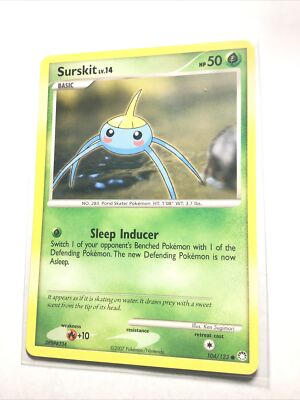 SURSKIT - 104/123 - Mysterious Treasures - Pokemon Card - LP | eBay