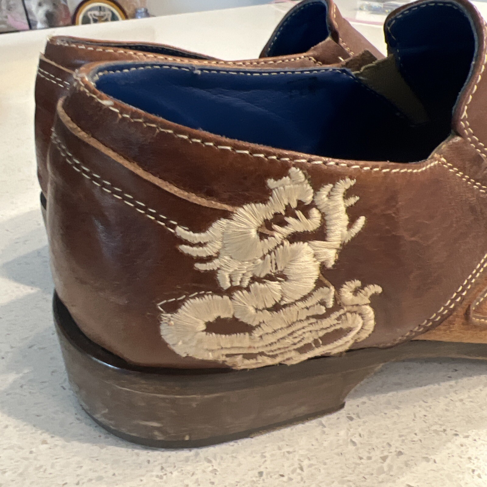 Mark Nason Mens Leather Shoes Italy Rock Lives Size 11.5 light Brown | eBay