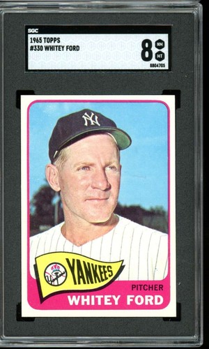 1965 Topps #330 Whitey Ford Yankees HOF SGC 8 NM-MT | eBay