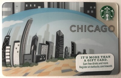 Starbucks CHICAGO BEAN Card, 2014, NEW-MINT and Ships FREE | eBay