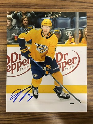 Jeremy Lauzon Autograph Signed 8x10 Photo NHL Hockey Nashville ...