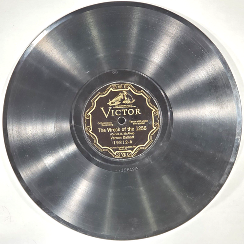 Vernon Dalhart - The Wreck Of The 1256 Shellac 78 Prewar 1925 Victor ...