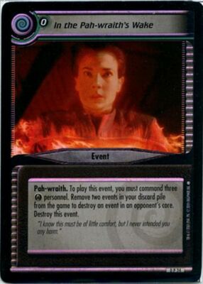 Star Trek CCG 2E Promo In The Pah-wraith's Wake FOIL 0P24 | eBay
