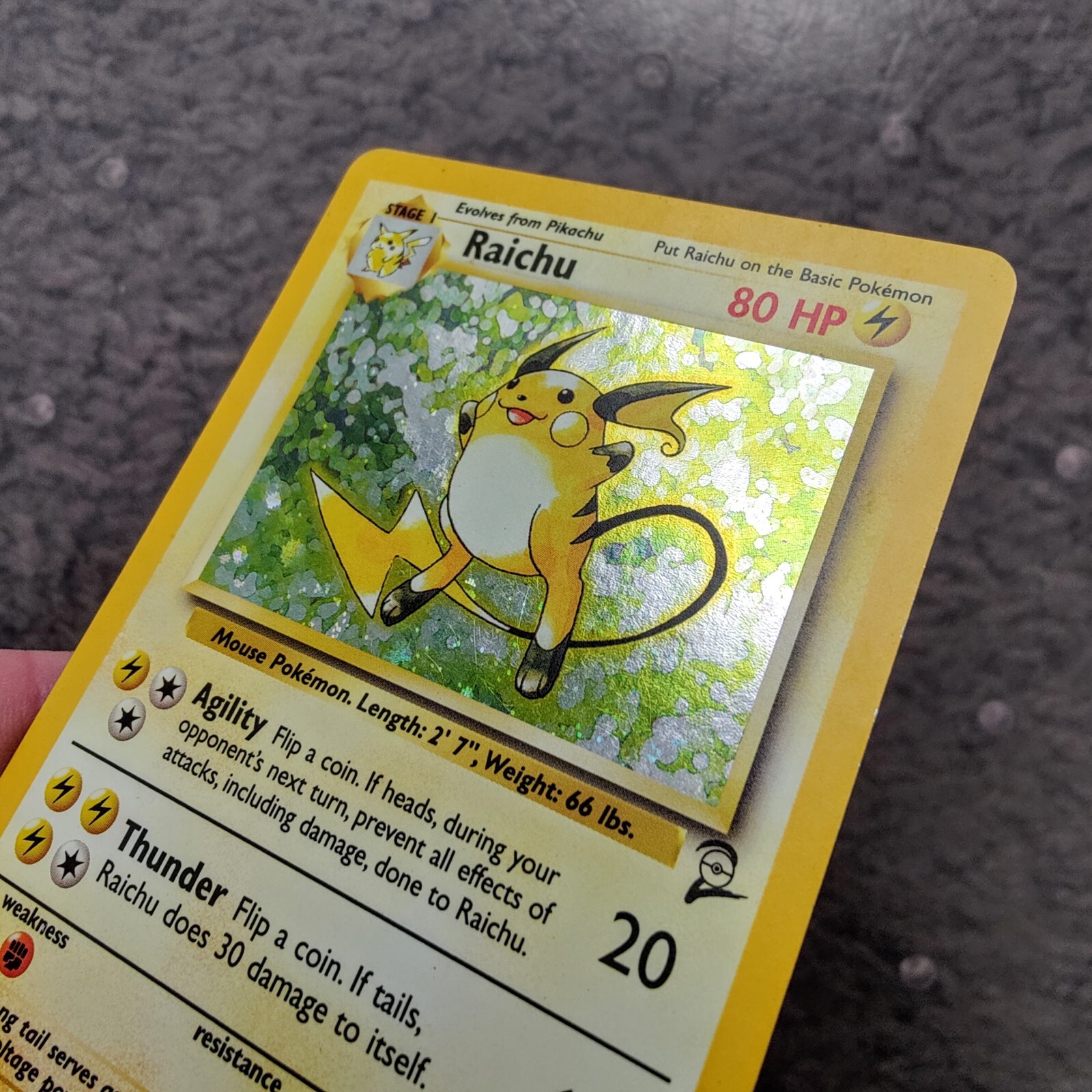 Pokémon TCG Raichu Base Set 2 16/130 Holo Unlimited Holo Rare | eBay