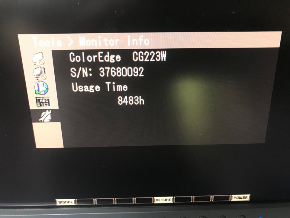 EIZO Coloredge CG223W Monitor 8483 Hours Ref: R0625-813BR | eBay UK