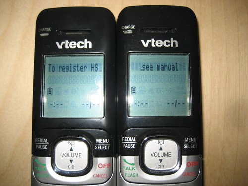 Lot of 2 Vtech CS6519-2 Cordless Expansion Handset Phone | eBay