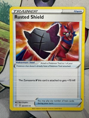 Rusted Shield Non Holo English Pokemon TCG BKE616 | eBay