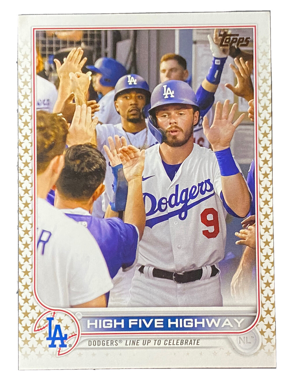 2022 Topps Baseball High Five Highway Los Angeles Dodgers - Gold Star ...